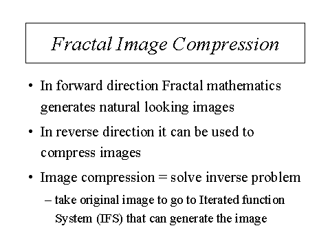 Fractal Image Compression